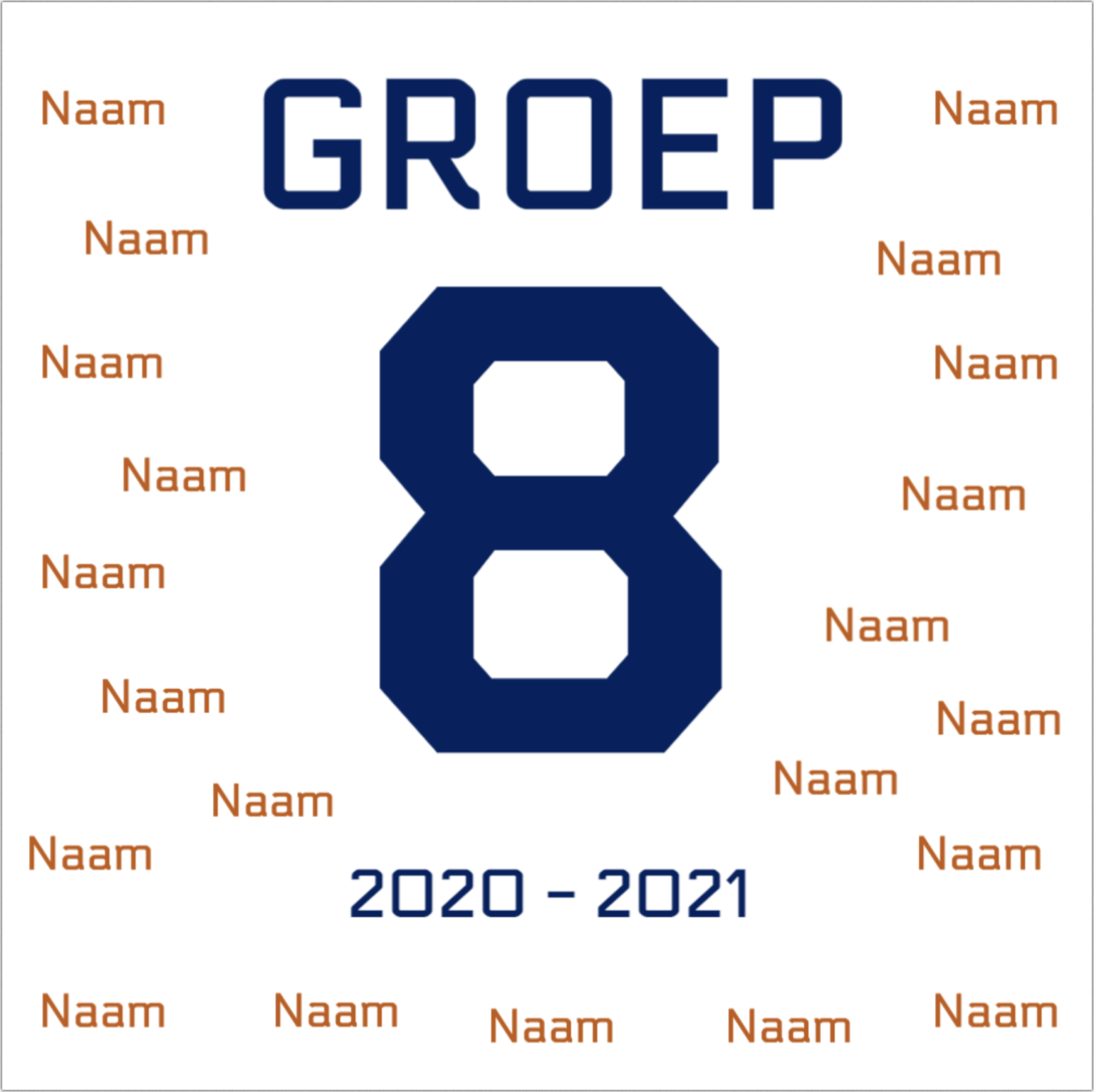 Stoeptegel Groep 8 ACHT - Gozi